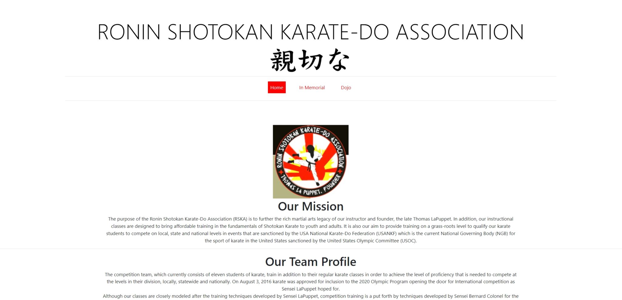 Clubs Listing - AJKA Karate Association International
